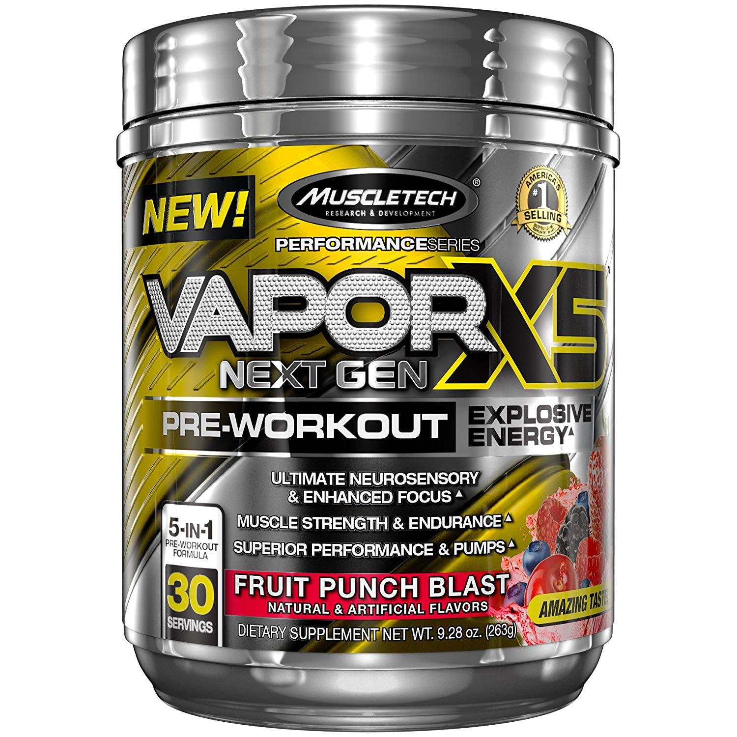 Buy MuscleTech Vapor X5 Next Gen Pre-Workout Online in