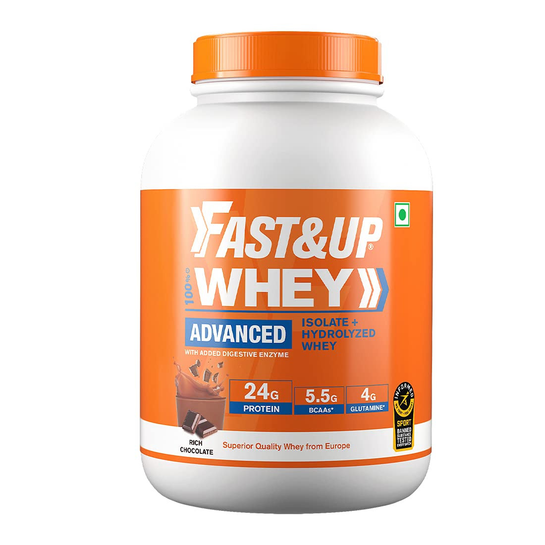 Buy FAST&UP 100% Whey Isolate + Hydrolyzed Protein (4 Lbs)