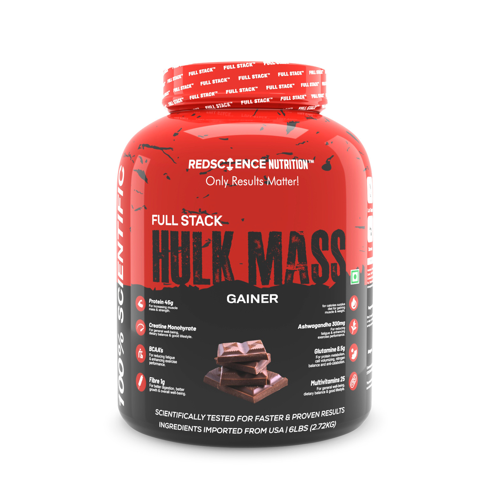 Buy World’s First FULL STACK™ Hulk Mass Gainer 6Lbs By