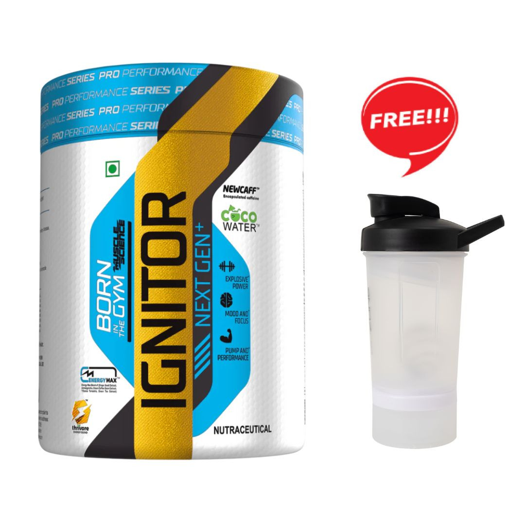 Buy Muscle Science Ignitor Next Gen Pre Workout + Free