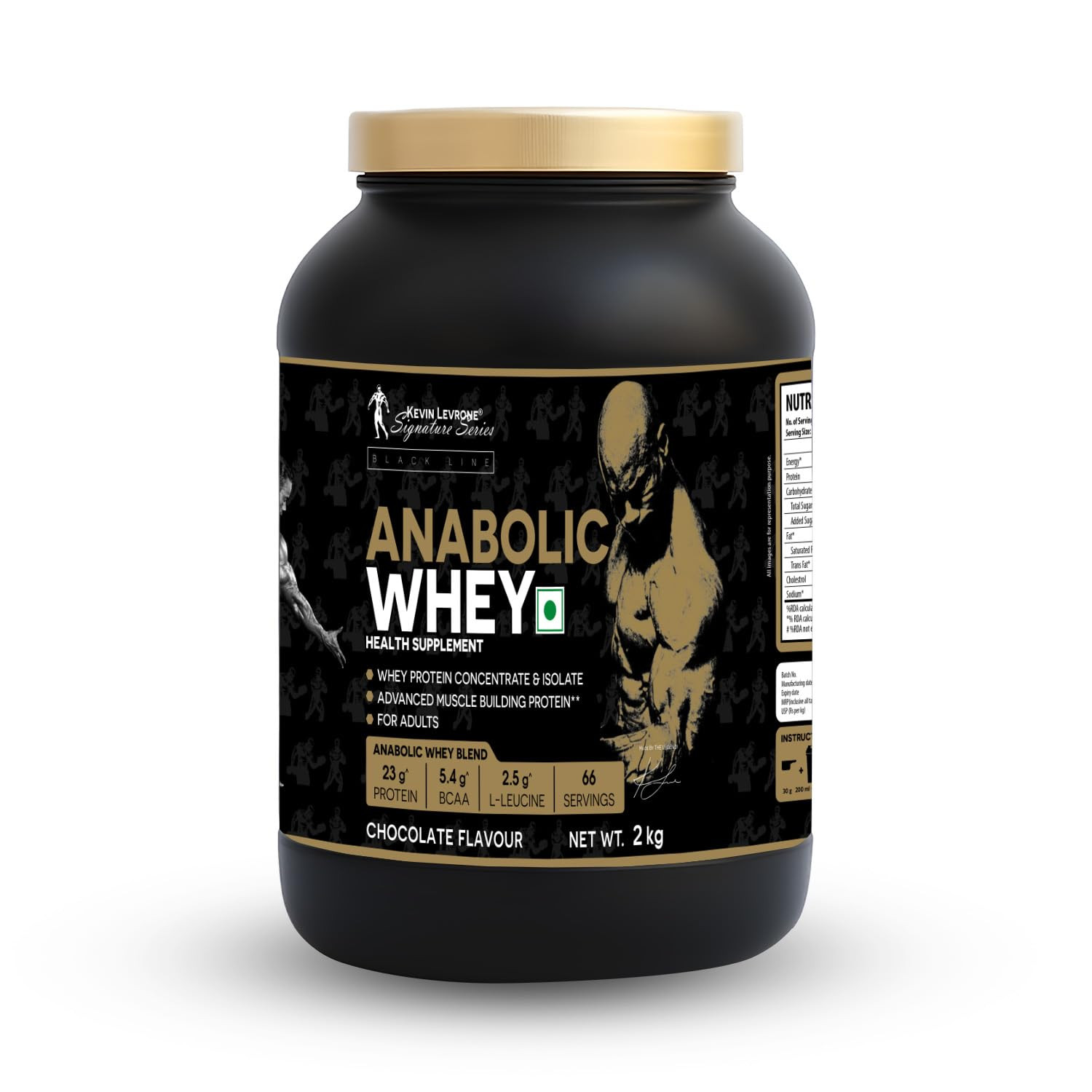 Buy Kevin Levrone Anabolic Whey Protein 2kg (4.4 Lbs)