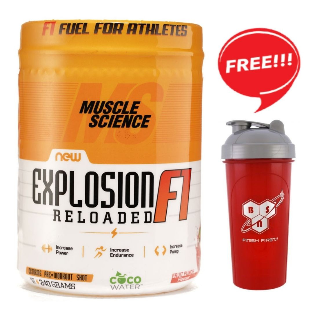 Buy Muscle Science Explosion F1 Reloaded Pre-Workout Online